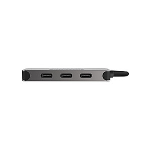 Sitecom CN-385 interface hub USB 3.2 Gen 1 (3.1 Gen 1) Type-C 5000 Mbit/s Aluminium, Black