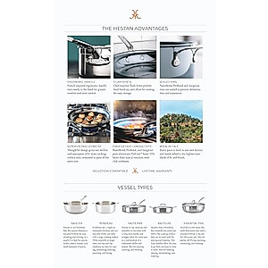 Hestan - ProBond Collection - Essential Skillet Set, Set of Two, 8.5-inch NonStick & 11-inch Stainless Steel, Made without PFOAs