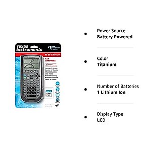 Texas Instruments TI-89 Titanium Graphing Calculator (packaging may differ) (Renewed)