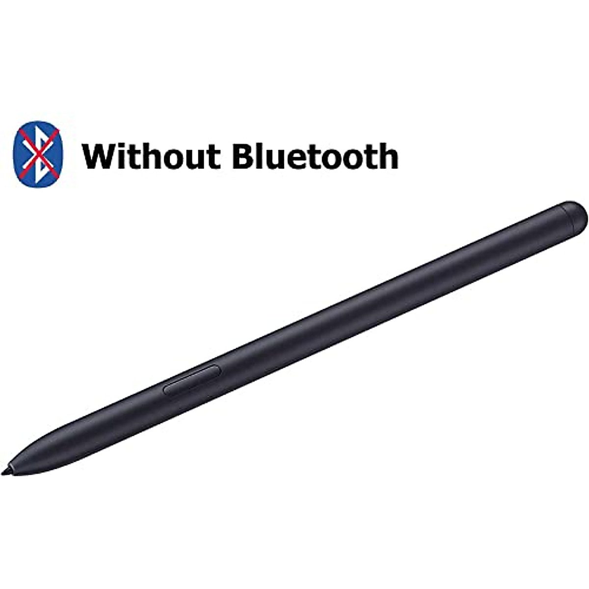 Tab S7 / S7+ S Pen Replacement Stylus Pen for Samsung Galaxy Tab S7 / S7 Plus/ S7 FE (EJ-PT870) + Tips/Nibs (Without Bluetooth)( Black)