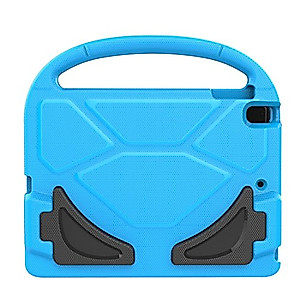 SUPLIK Kids Case for iPad 5th/6th Generation (9.7-inch, 2017/2018), iPad Air 2 Case with Screen Protector, iPad Pro 9.7 Durable Shockproof Protective Cover with Handle Stand for Kids, Blue