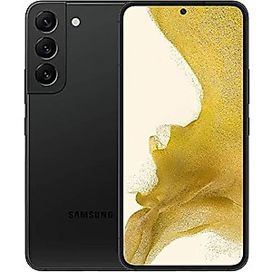 Samsung Galaxy S22 5G 256GB 8GB RAM Factory Unlocked (GSM Only | No CDMA - not Compatible with Verizon/Sprint) Global Version - Phantom Black