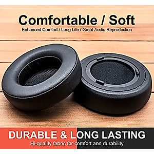 Virtuoso XT Earpads - Compatible with Virtuoso RGB Wireless SE Gaming Headset, with Microphone Foam I Thicker Memory Foam Replacement Ear Cushion (Black)