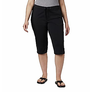 Columbia Women's Anytime Outdoor Capri Pants, Black, 16x18