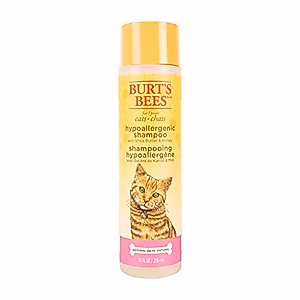 Burt's Bees for Cats Hypoallergenic Shampoo With Shea Butter & Honey | Moisturizing & Nourishing Cat Shampoo | Cruelty Free, Sulfate & Paraben Free, pH Balanced for Cats - Made in USA, 10 Oz - 2 Pack