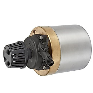 Little Giant S320PT-20 115 Volt, 335 GPH Oil-less Stainless Steel and Bronze Direct Drive Pump for Fresh or Salt Water Ponds or Fountains, Steel, 517100001