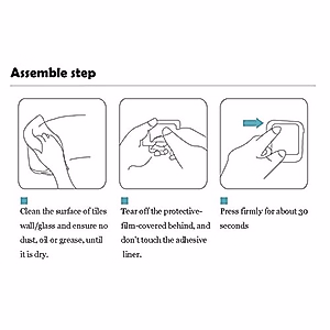 Bathroom Hook Key Rack Stainless Steel Towel Hook 3M Self Adhesive Wall Hook for Kitchen, Bathroom, Bedroom, 4 Packs (Slanted)