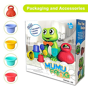AOLUXLM Bathtub Toys for Toddlers Baby Kids,Shower Bath Baby Toy for Boys Girls as Gifts with Stack Cup Toys for Swimming Pool