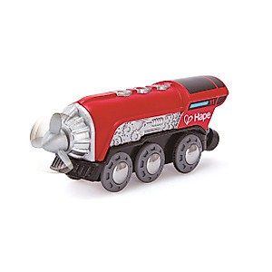 Hape Kids Wooden Railway Propeller Steam Engine
