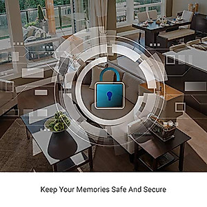 Zmodo Mini Pro 1080p Indoor Home Security Camera Wireless Baby Monitor Pet Cam Nanny Camera Two-Way Audio, Night Vision, Motion Detection Work with Alexa