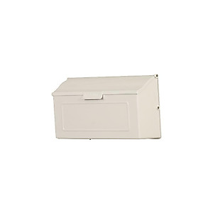 Special Lite Horizon Horizontal Wall Mount Mailbox - White Aluminum Mailbox for Wall Mount - SHH-1006-WH