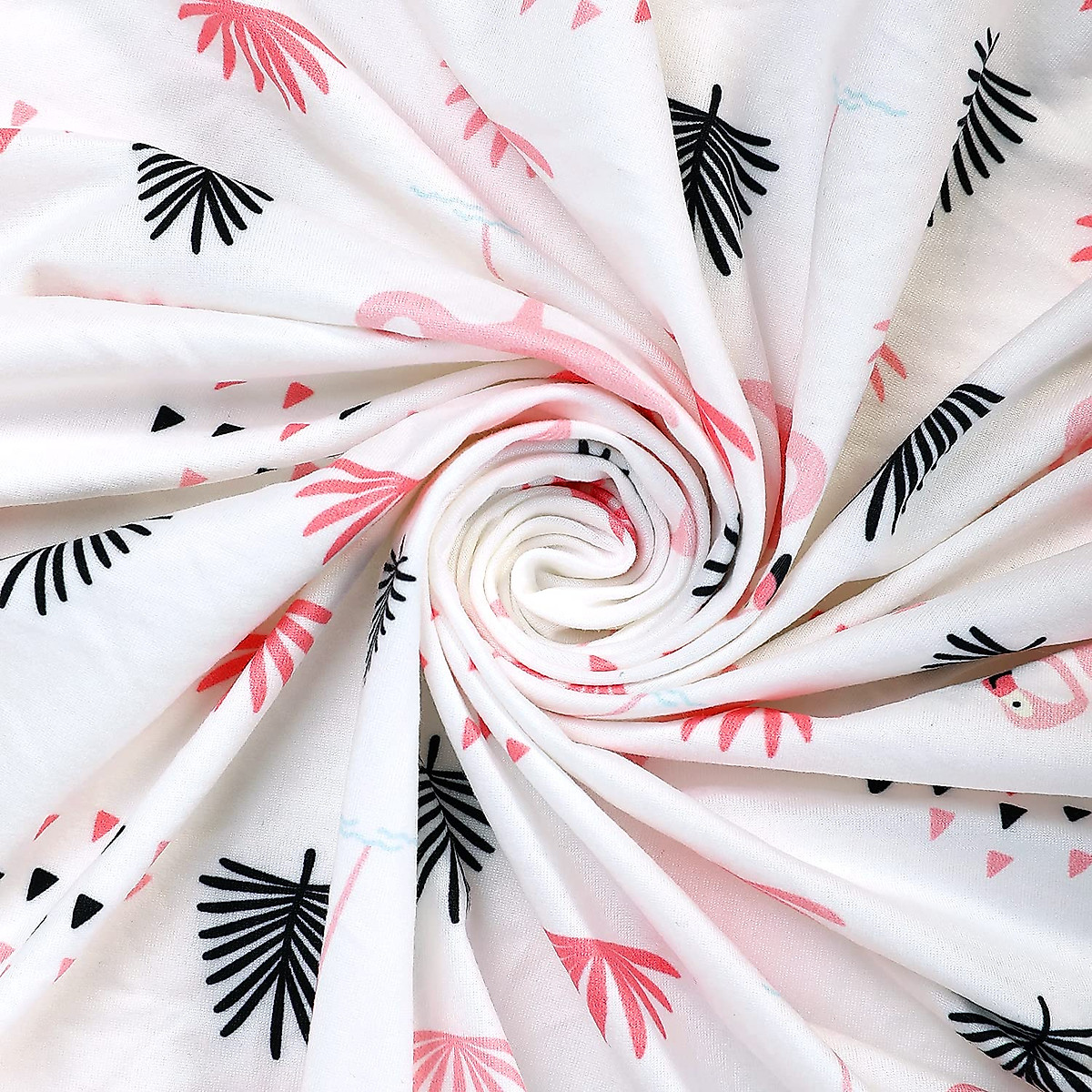 Stretch Bassinet Sheets for Baby Set of 2 - Ultra Soft, Breathable, 100% Organic Cotton, Fitted Bassinet Sheet for Bassinet Pad/Mattress, Unisex Boys Girls (NY05)