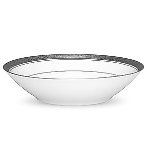 Noritake Crestwood Platinum Soup Bowls, Set of 4, 12 oz, Multicolor