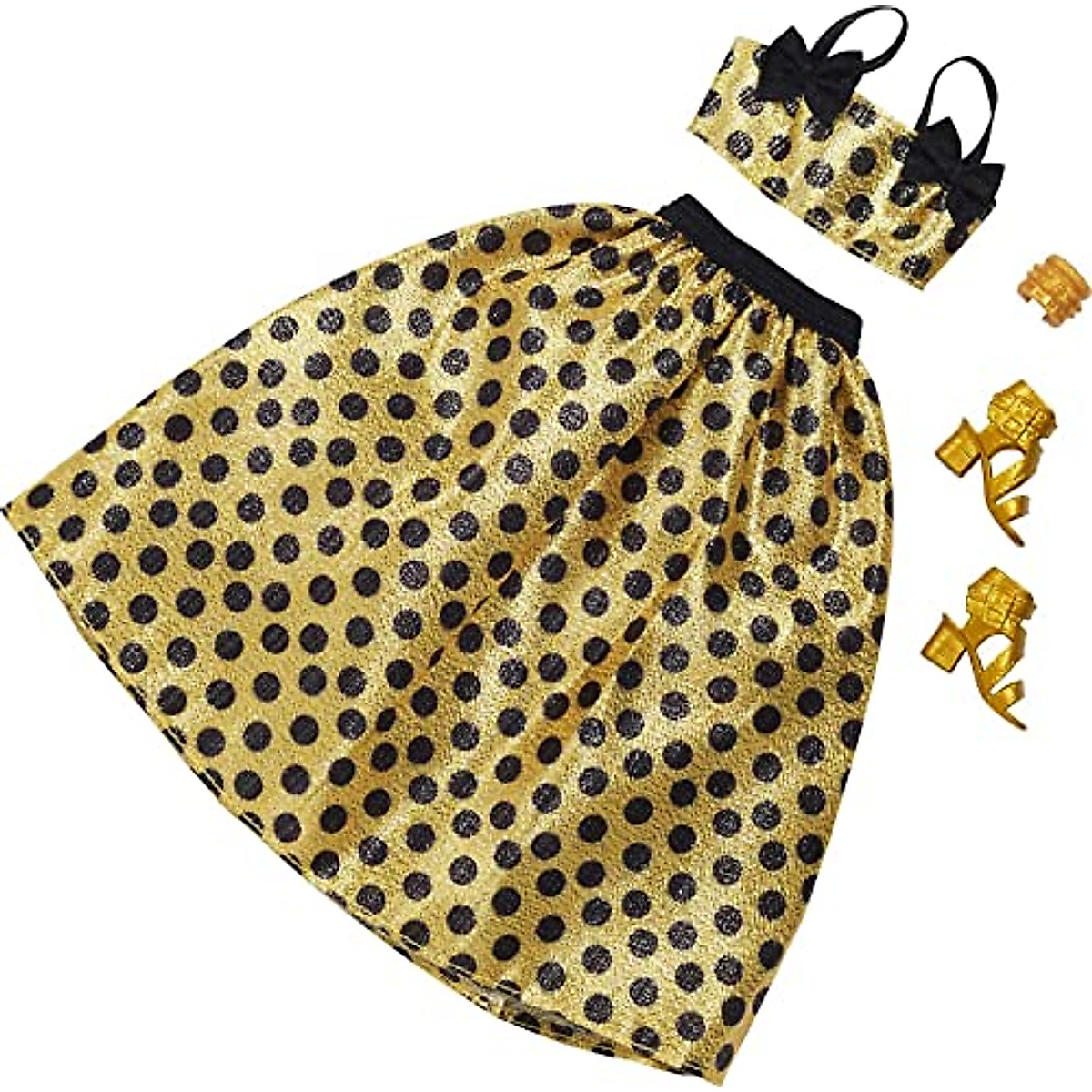 Barbie Clothes Multipack with 8 Complete Outfits for Barbie Doll, 25+ Pieces Include 8 Outfits, 8 Pairs of Shoes & 8 Accessories, Gift for 3 to 8 Year Olds