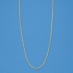 Ross-Simons 1mm 14kt Yellow Gold Adjustable Popcorn-Chain Necklace