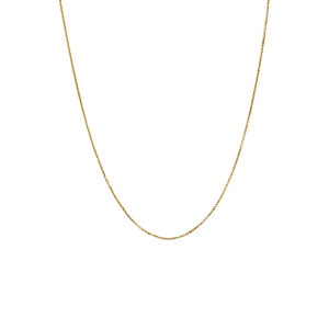 Vavily Minimalist Thin 18K Gold Chain Box Necklace Short Small Gold Chain Choker Necklaces for Women