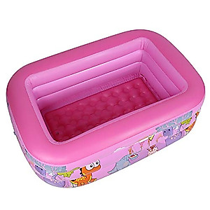 RvSky Garden Supplies Outdoor Portable Cartoon Pattern Inflatable Children Baby Swimming Bathing Pool Tub Supplies