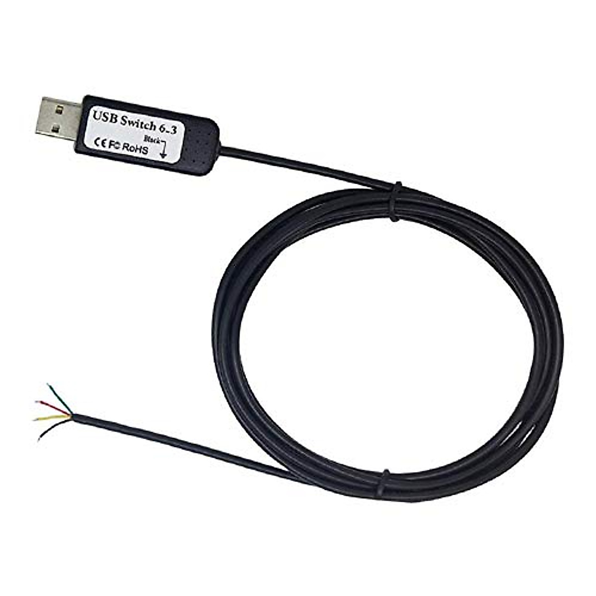 USB Switch Cable 7 to 6PCS Different Pedals DIY USBSWITCH6-6