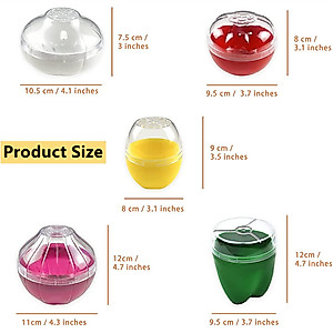 5Pieces Fruit and Vegetable Storage Containers,Reusable FridgeStorage Containers,for storage Green pepper, onion, Tomato, Lemon, and garlic Refrigerator Vegetable Crisper