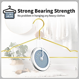 Metal Hangers 30 Pack Heavy Duty, Strong Wire Clothes Hangers with Notches, Space Saving Hangers Bulk for Standard Size Coats, Shirts, Suits, Pants,Gold