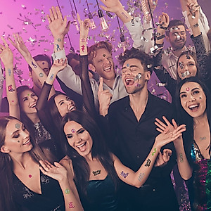 280 Pieces Bachelorette Temporary Tattoos Glitter Styles Last Rodeo Disco Temporary Tattoos Bride Tattoos Giddy up Party Decoration Cowgirl Bridesmaid Favor Bride to Be Gift Bridal Shower Supplies