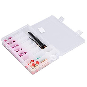 TIG Welding Accessory Kit, Arc Welder Accessories Body Stub Gas Lens Durable Collet Easy Installation for WP‑17/18/26