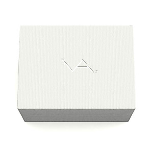 VAARYA Natural Diamonds Cross Pendant AGS Certified 14K Hypoallergenic White Gold 1.00 Ctw. GH/SI2-I1