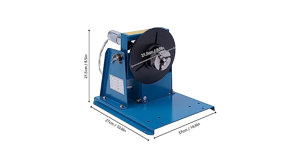 Mini Rotary Welding Positioner Turntable - 10KG Capacity