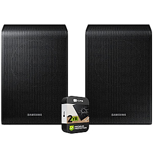SAMSUNG SWA-9200S/ZA Wireless Surround Speakers 2022 (Renewed) Bundle with 2 YR CPS Enhanced Protection Pack