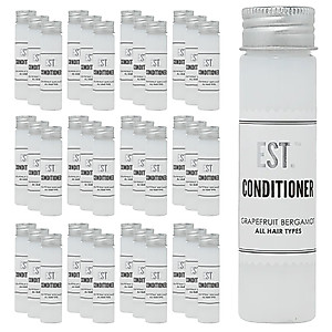 World Amenities EST. Conditioner with Grapefruit-Bergamot fragrance, Biodegradable/Recyclable Bottle with Screw Top, 1.41oz / 40ml, Pack of 48