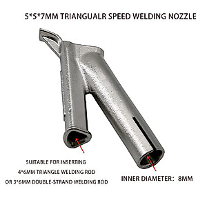 Plastic Welder Nozzles 4PCS Speed Welding Nozzles Tips Heat Gun Hot Air Torch Welding Machine PP PVC PE Rods