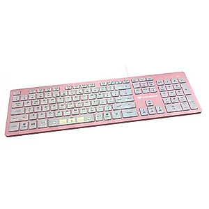 COUGAR CGR-WRXMI-VAP Gaming Keyboard, VANTAR AX Pink, Wired, Scissor Switch, Aluminum Frame, 2 Adjustable Angle, Anti-Ghost, RGB, Japanese Layout, Pink