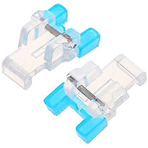 Snap On Button Sew On Presser Foot for All Low Shank Snap-On Singer*, Brother, Babylock,New Home, Janome, Kenmore, Euro-Pro, White, Juki, Simplicity, Elna Sewing Machines