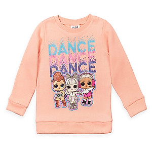 L.O.L. Surprise! Beats Dancebot Stardust Queen Big Girls Fleece Sweatshirt Pink 18-20