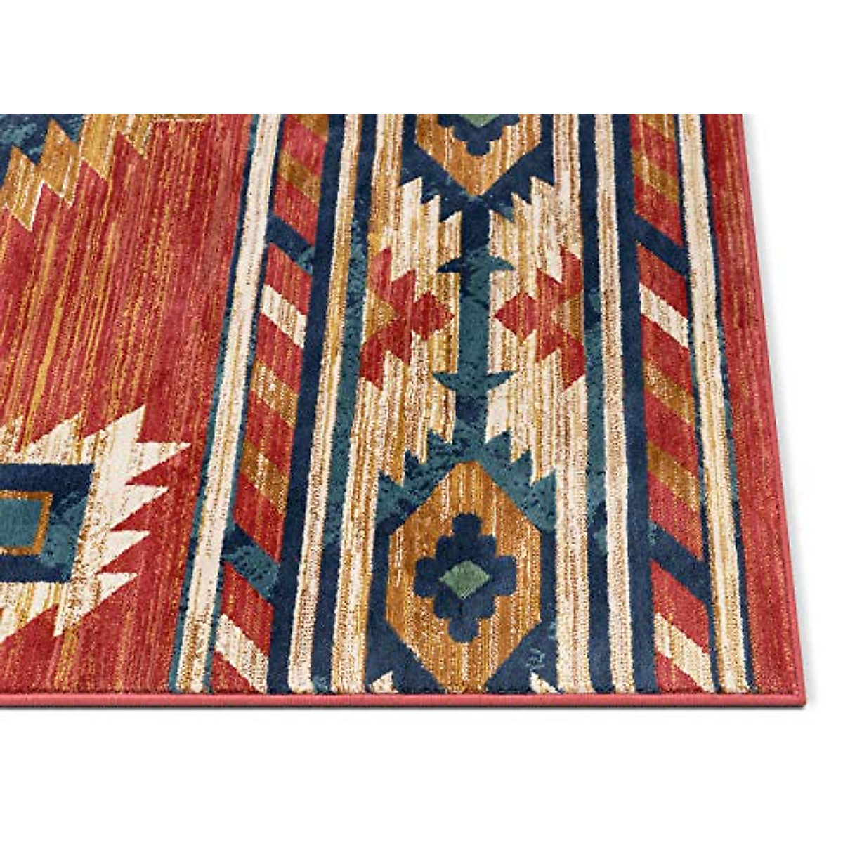 Well Woven Lizette Red Traditional Medallion Mat 2x4 (2'3" x 3'11")
