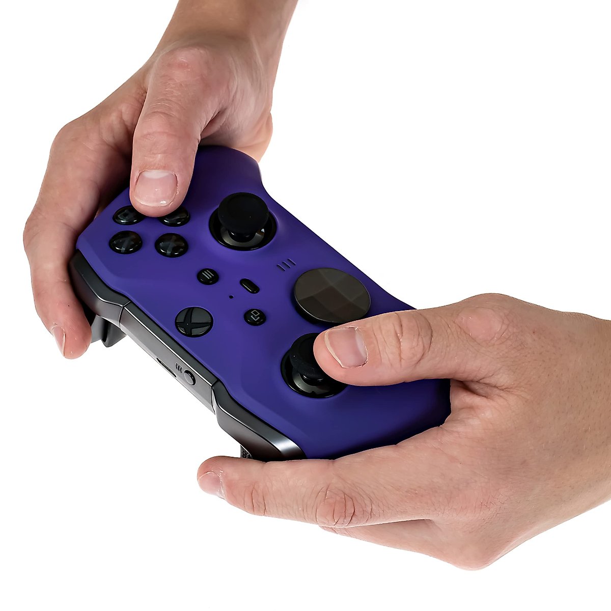 Xbox Elite Series 2 Custom Soft Touch Controller - Soft Touch Feel, Added Grip, Vibrant Purple Color - Compatible with Xbox One, Series X, Series S