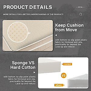 6 Pieces Patio PE Wicker Furniture Set Outdoor Brown Rattan Sectional Conversation Sofa Chair with Storage Table and Beige Cushions