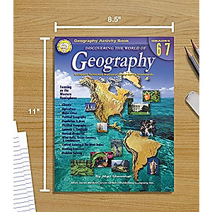Mark Twain Geography Workbook for Grades 6-7, Western Hemisphere Geography Activity Book, 6th Grade & 7th Grade Geography for Kids, Classroom or ... (Discovering the World of Geography)