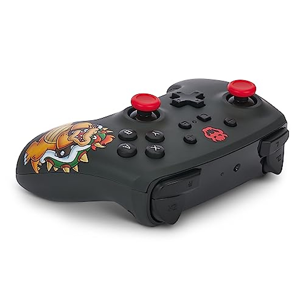 PowerA Wireless Nintendo Switch Controller - King Bowser, AA Battery Powered (Battery Included), Nintendo Switch Pro Controller, Mappable Gaming Buttons, Officially Licensed by Nintendo