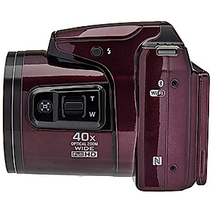 Nikon - COOLPIX B500 16.0-Megapixel Digital Camera - Plum (Renewed)