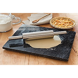 Fox Run Stainless Steel Rolling Pin, 18.5 x 2.6 x 2.8 inches, Metallic