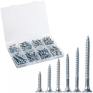 Mr. Pen- Wood Screws Assortment Kit, 152 pcs, Phillips Tips, Wood Screws, Screws, Assorted Screws, Screws Set, Flat Head Screws, Assorted Wood Screws, Screws Assortment, Screw Set Assortment