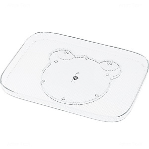 NiHome Rectangular Lazy Susan Organizer for Refrigerator, 360 Rotation Turntable, Premium PC Tray, Easy Installation, Multifunctional Organizer for Spices, Makeup & More (Large)