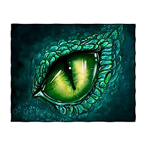Eye of Dragon Super Soft Throw Blanket Warm & Soft Lightweight Blanket Throw Size 60"x80" for All Seasons