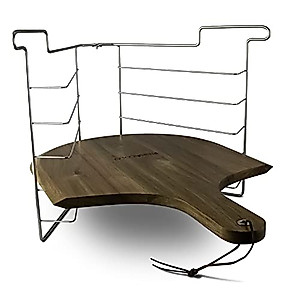 PINNACOLO Folding Pizza Rack with Five 14 Inch Pizza Screens - Compact and Convenient Design for Easy Storage and Baking Multiple Pizzas