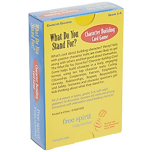 What Do You Stand For? Character Building Card Game