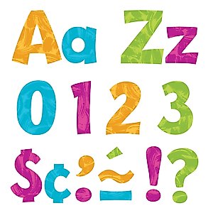 Paint Strokes 4" Playful Combo Ready Letters®