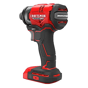 CRAFTSMAN V20 Cordless Impact Driver, 1/4 inch, Bare Tool Only (CMCF813B)