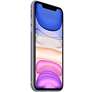 Apple iPhone 11, 64GB, Purple - Fully Unlocked (Renewed)