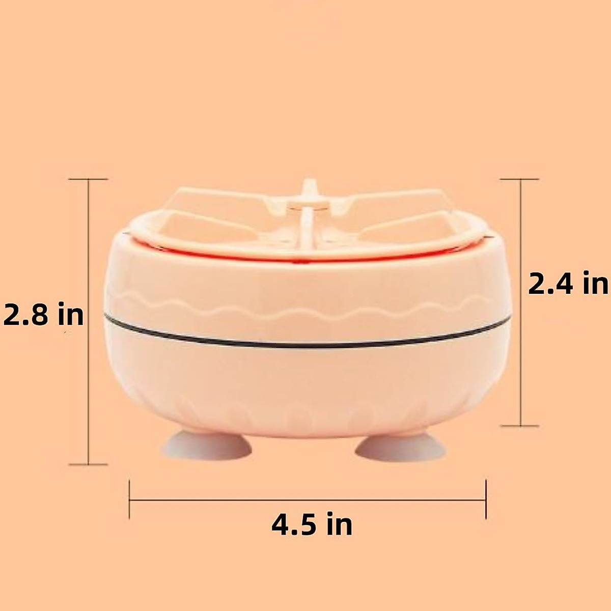 Portable Washing Machine，Ultrasonic Mini Multifunctional Washing Machine，Fully Automatic Turbine Mobile Cleaning Machine，Suitable for Travel, RV, Camping, Home or Apartment Laundry Used (Pink)